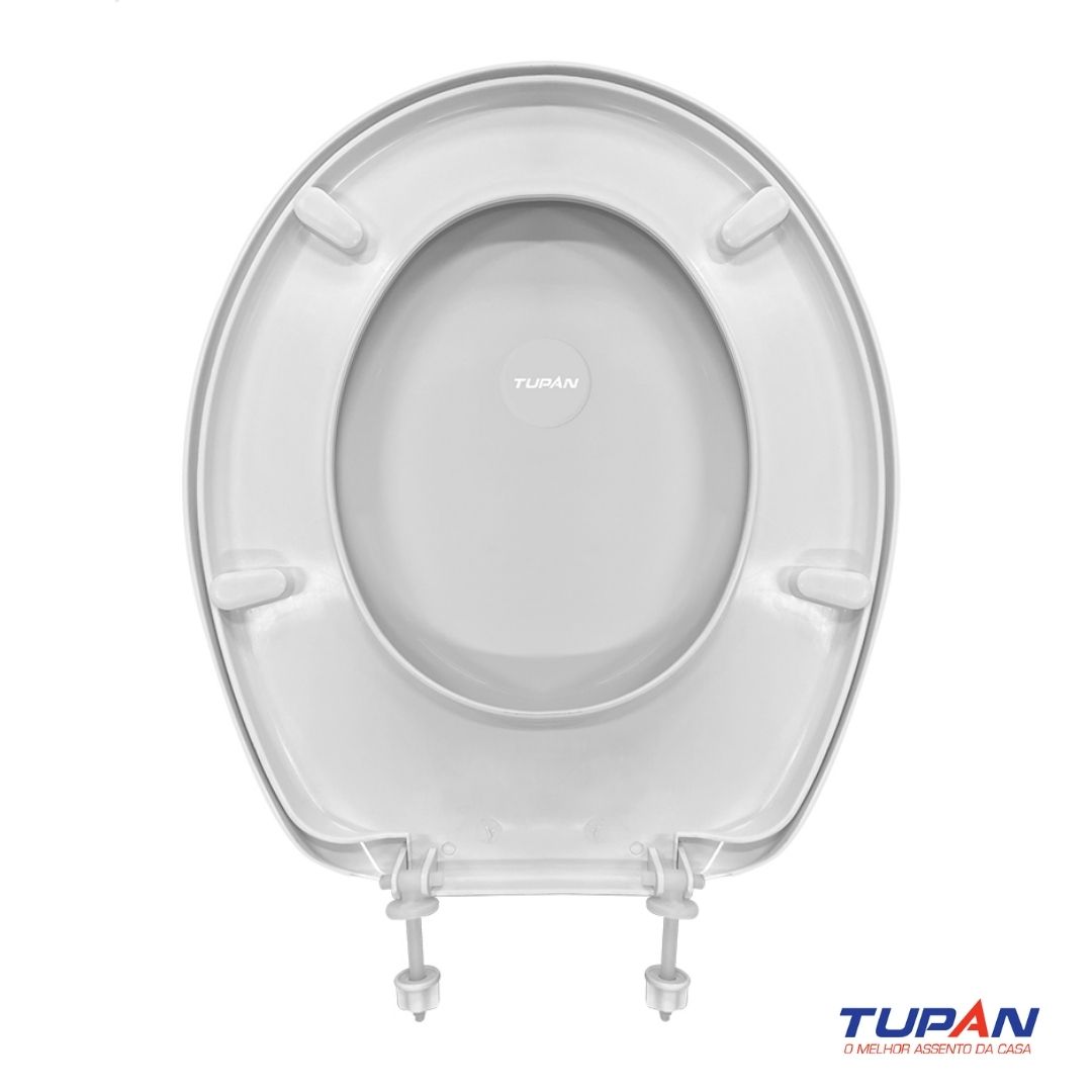 Assento Sanitario Tampa Oval Universal Excel Branco Tupan Pp